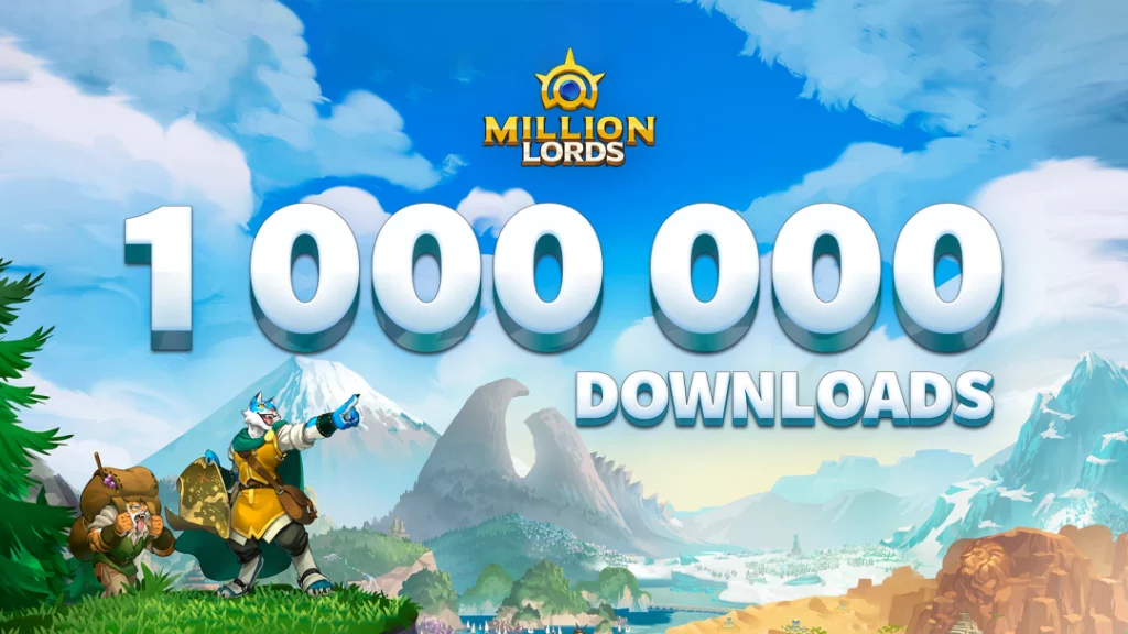 Million Lords reaches 1 Million downloads | Million Victories